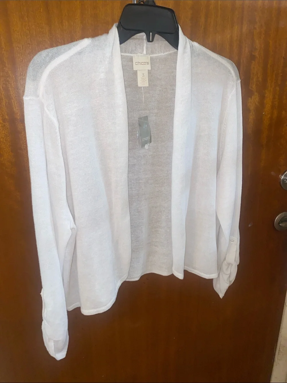Chico's | Sweaters | Chicos White Lightweight Openfront Cardigan | Poshmark
